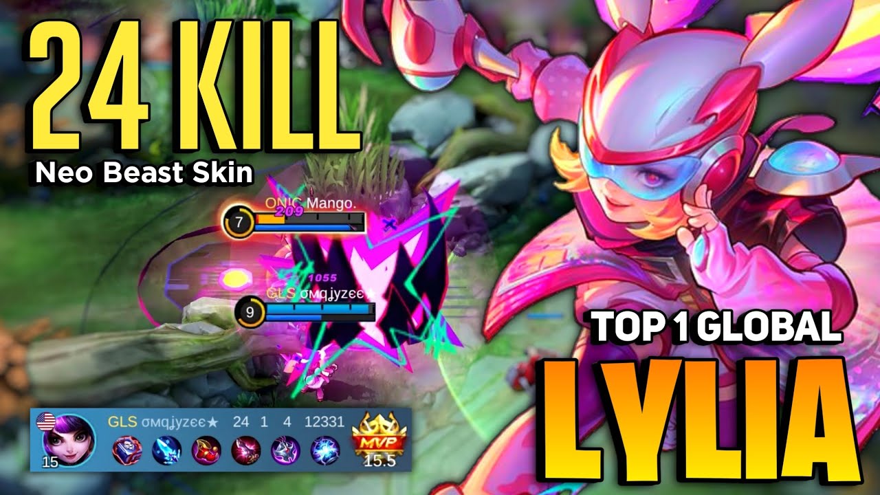 NeoBeast Skin! Lylia Best Build 2023 [ Lylia Top 1 Global Gameplay ...