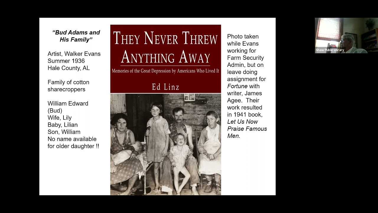 Lessons from the Great Depression: Author Talk with Ed Linz - YouTube