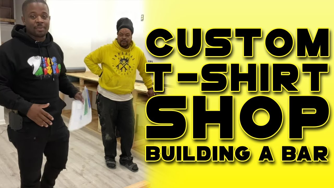 New Retail T-Shirt Shop Tour 2021! (Creating The Perfect T-Shirt Bar ...
