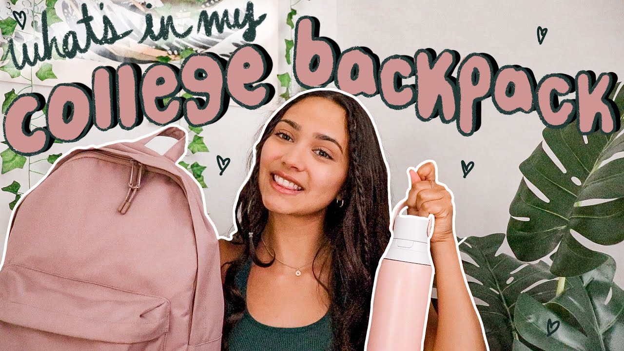 WHAT'S IN MY COLLEGE BACKPACK/school supplies HAUL 2022 - YouTube