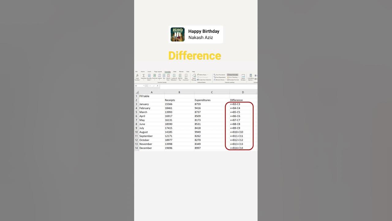 Excel Formulas Windows Computer Technology Basiccomputer Excel Youtube 1540