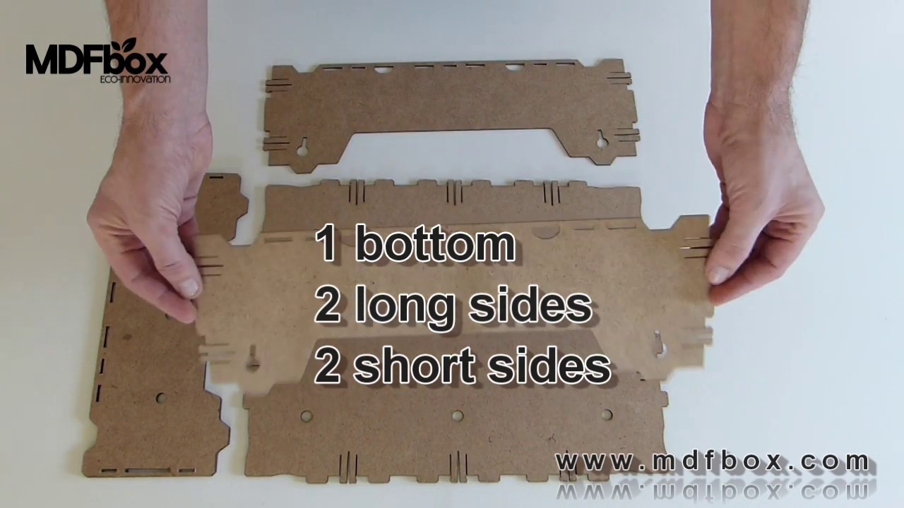 MDFbox assembling - YouTube