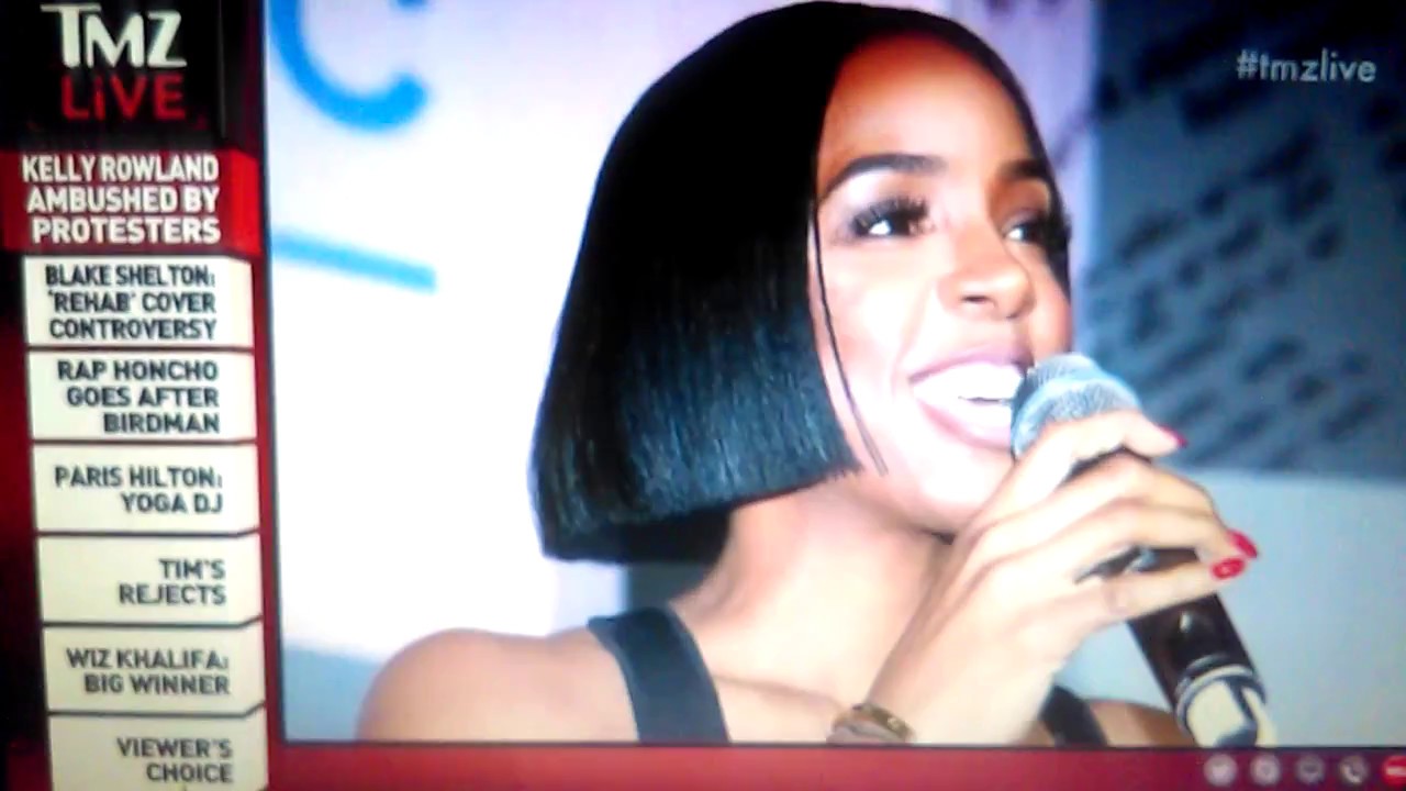 TMZ asked me about Kelly Rowland Fur Protesters crashing her book ...