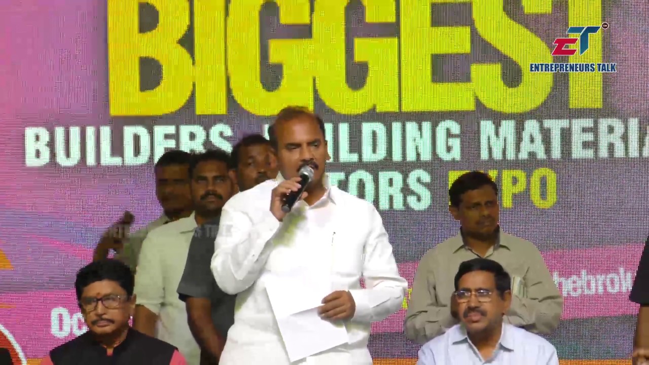 Prathipati Pulla Rao Minister at APREDA Property Show 2016 Guntur - YouTube