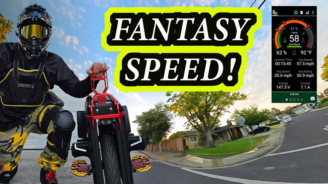 Did I Really Just Hit 58 MPH On My EUC?? - YouTube