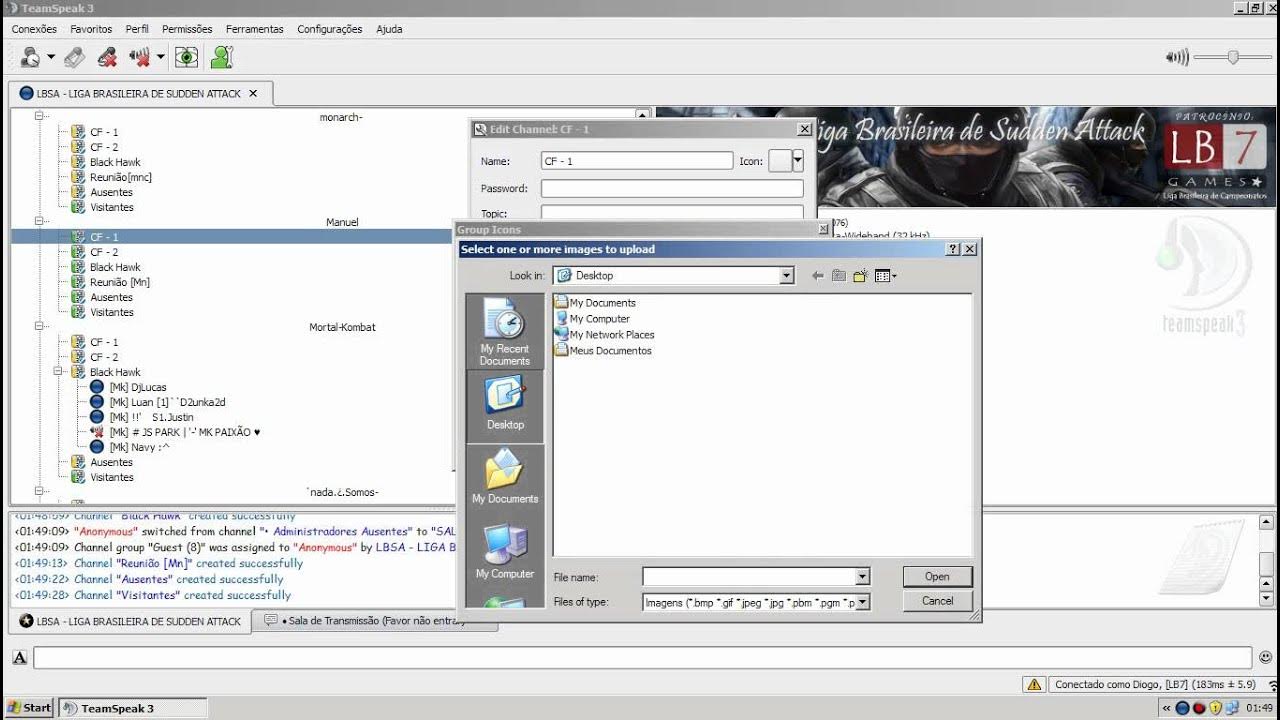 TS3 - Como criar canal - YouTube