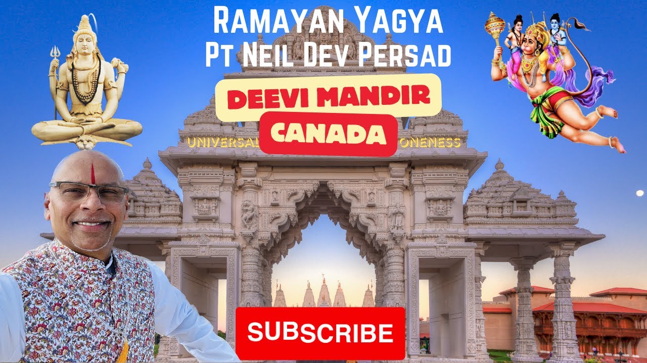 Maha Gyaan Yagya - Devi Mandir, Toronto. Canada. Pt Neil Dev Persad - YouTube