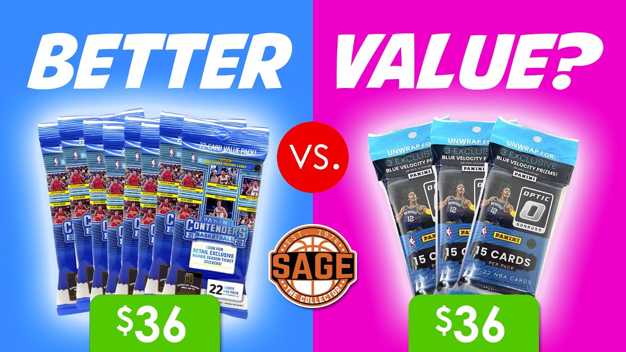 Better $36 Value? 🔥 2021-22 Contenders Fat Packs or 2021-22 Optic ...