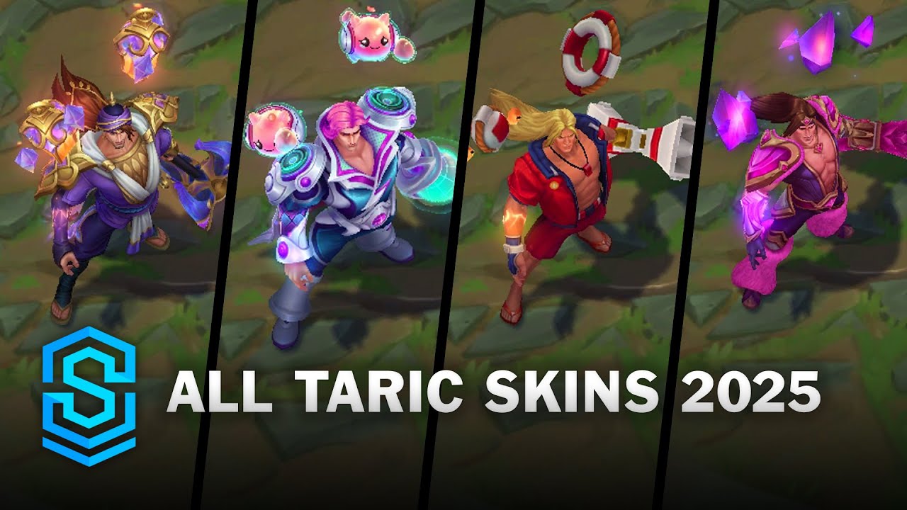 All Taric Skins 2025 - YouTube