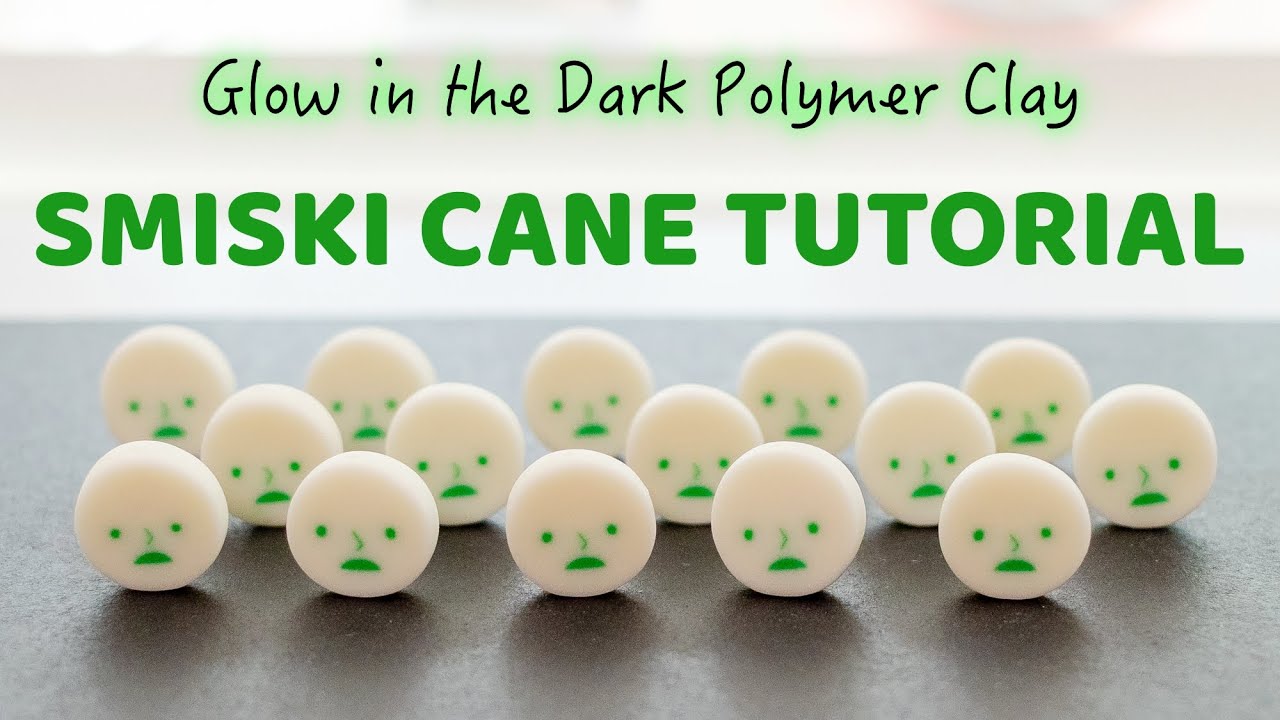 Smiski Polymer Clay Cane Tutorial - YouTube