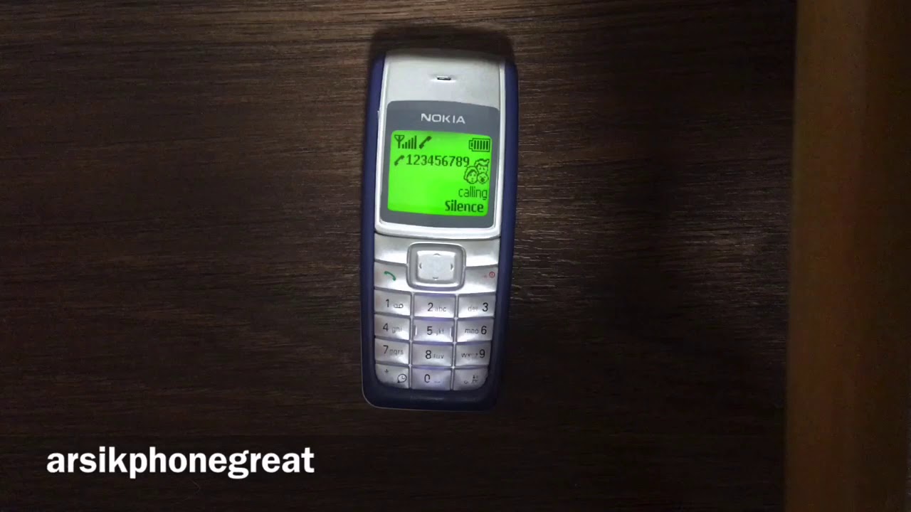 Nokia 1110 Demo - Answer a call (Basics, English) - YouTube