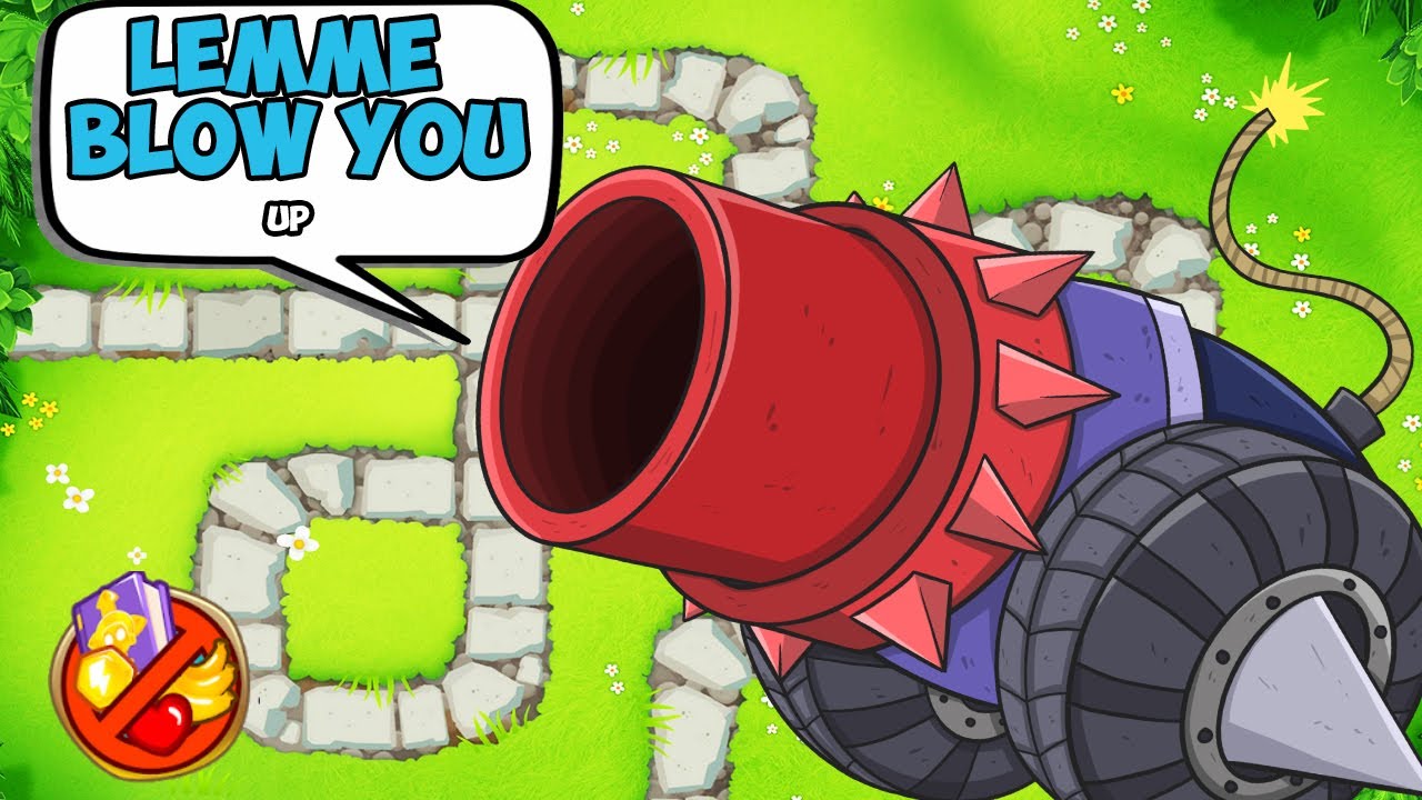 CHIMPS With ONLY Cannon!!! BTD6 - YouTube