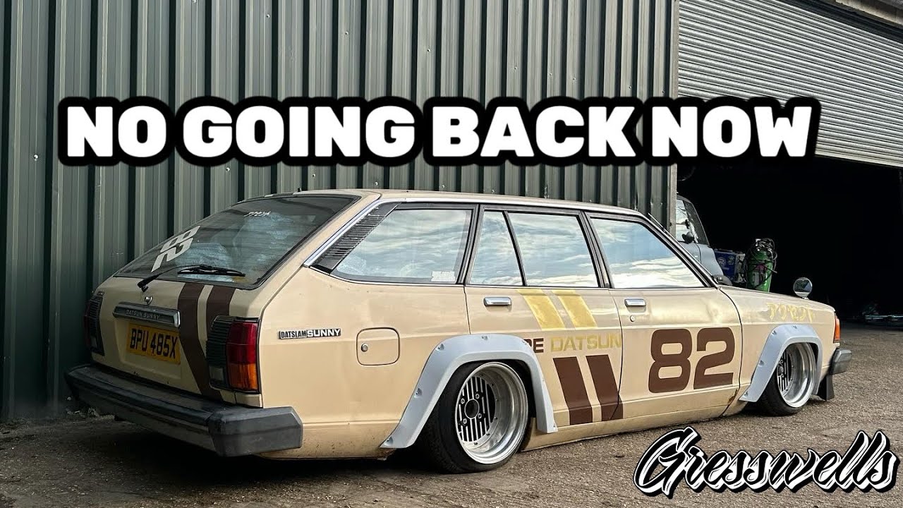 More Progress On The Rotary Datsun Sunny Wagon - YouTube