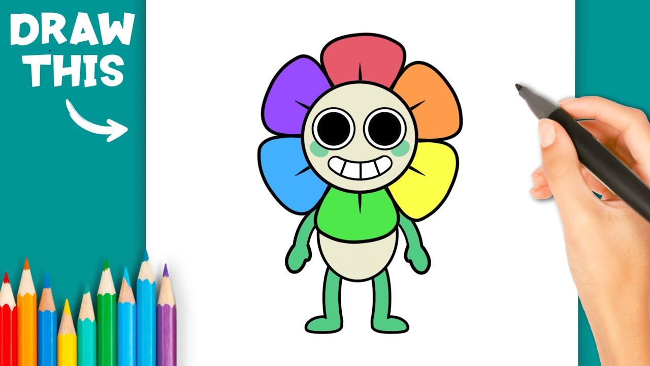 How to Draw Dandy from Dandy's World | Step by Step Easy Drawing Guide ...