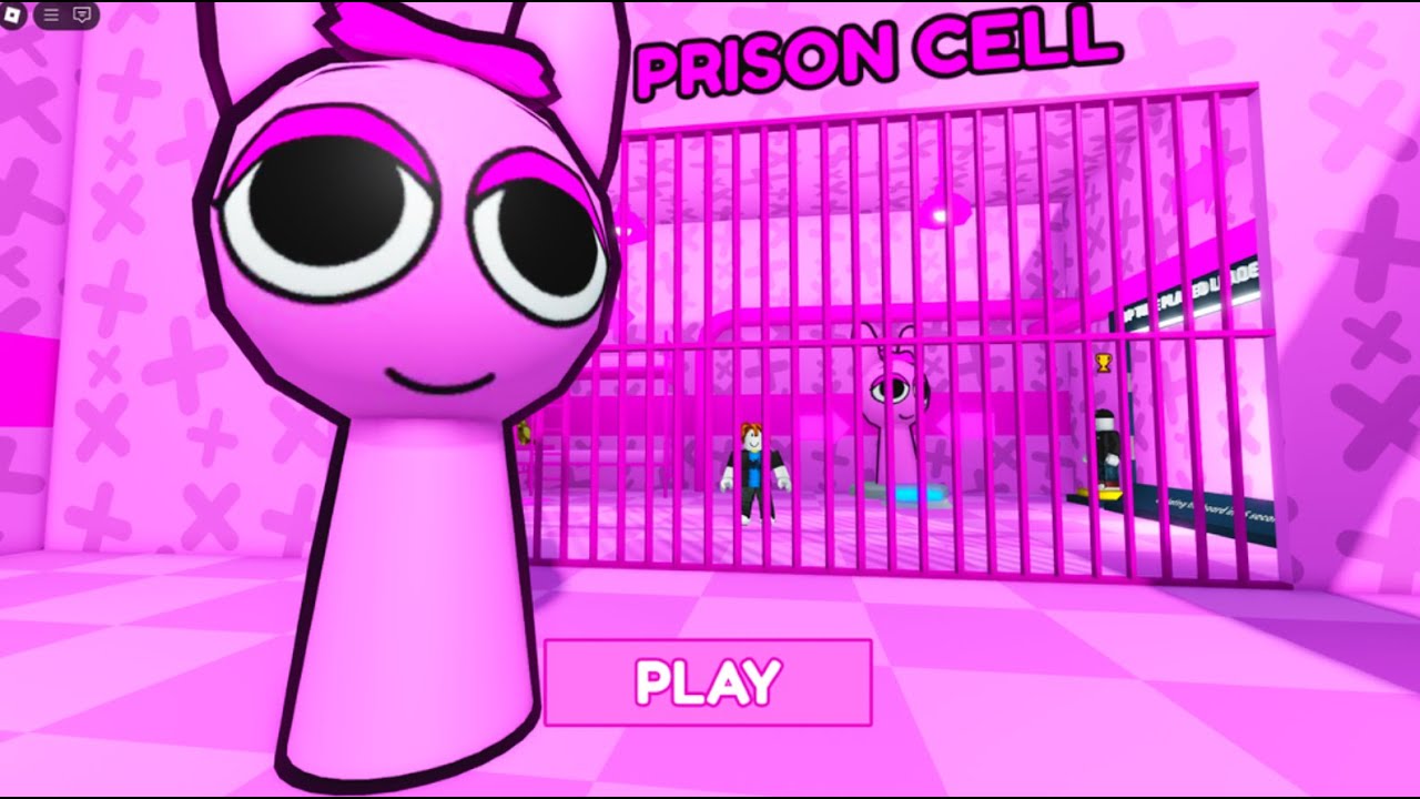 SPRUNKI PINKI PRISON RUN !! (#roblox) - YouTube