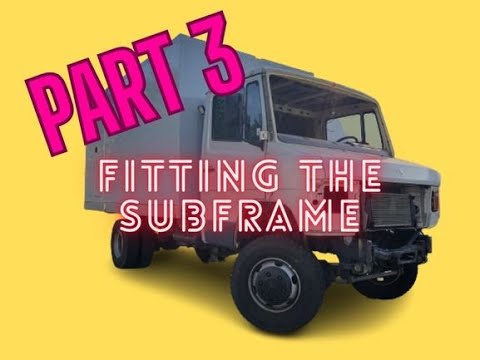 Mercedes Vario 4x4 Subframe fitted part 3 - YouTube