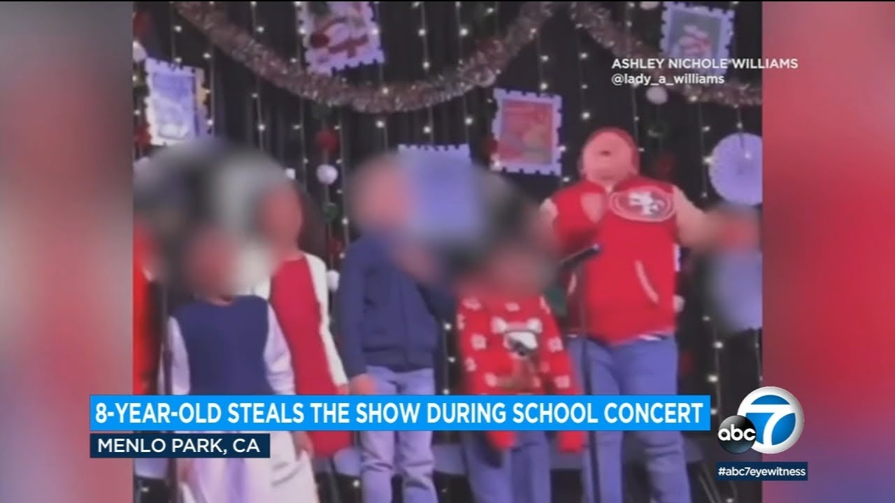 8-year-old dancer steals show at elementary school concert in viral ...