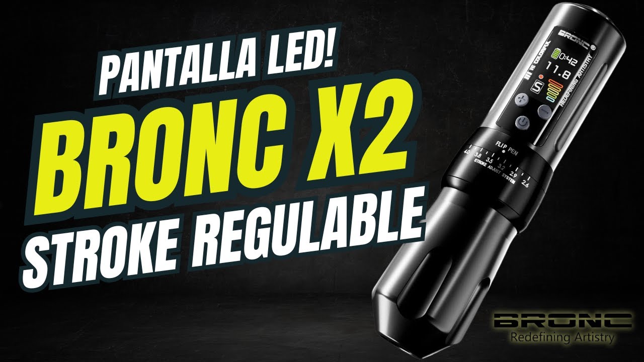 NO COMPRES maquinas de tatuar BRONC.. SIN VER ESTE VIDEO - BRONC X2 ...