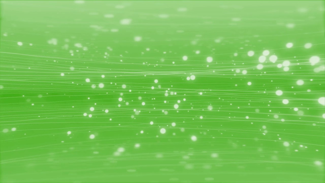 Best particles background green screen - YouTube