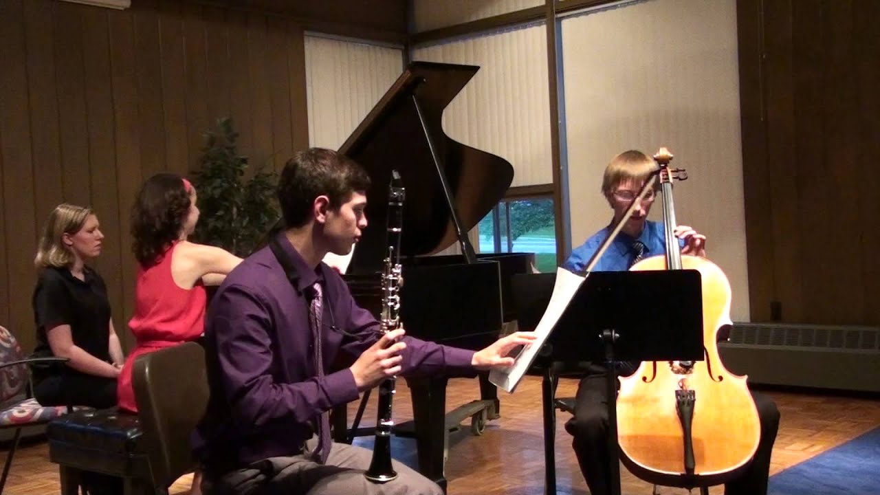 Summer Recital, Part 5 - Fruhling: Clarinet Trio (1/2) - YouTube