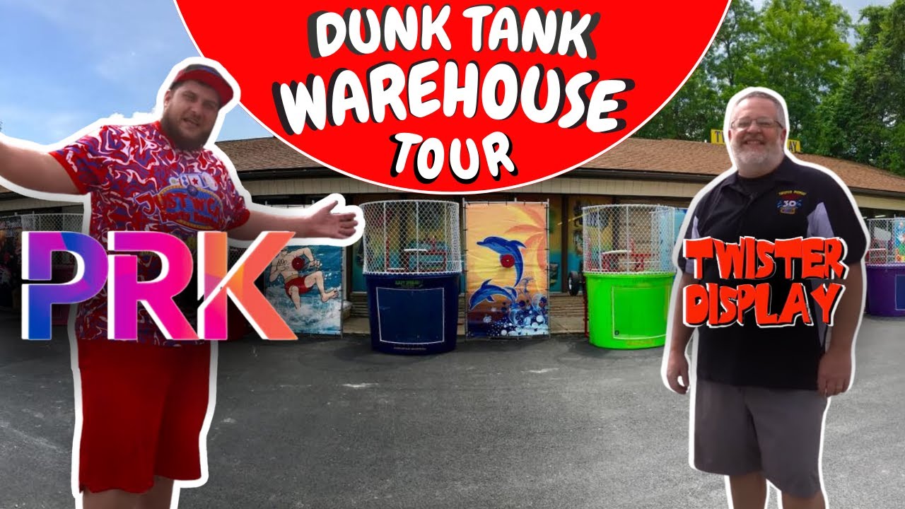 Twister Display Dunk Tank Manufacturing Warehouse Tour - YouTube