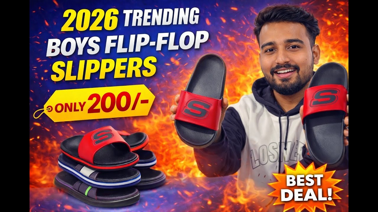 2026 Trending Men Flip Flops 😍 | Best Stylish Slippers Under ₹200 ...