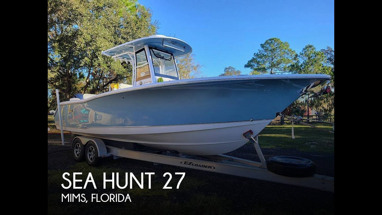 [UNAVAILABLE] Used 2021 Sea Hunt Gamefish 27 CB in Mims, Florida - YouTube