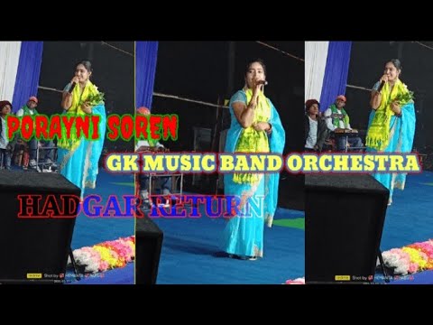 BANDO CHALLON Orchestra Phutuki Sole 🎶PORAYNI SOREN🎵 Santali Stage ...