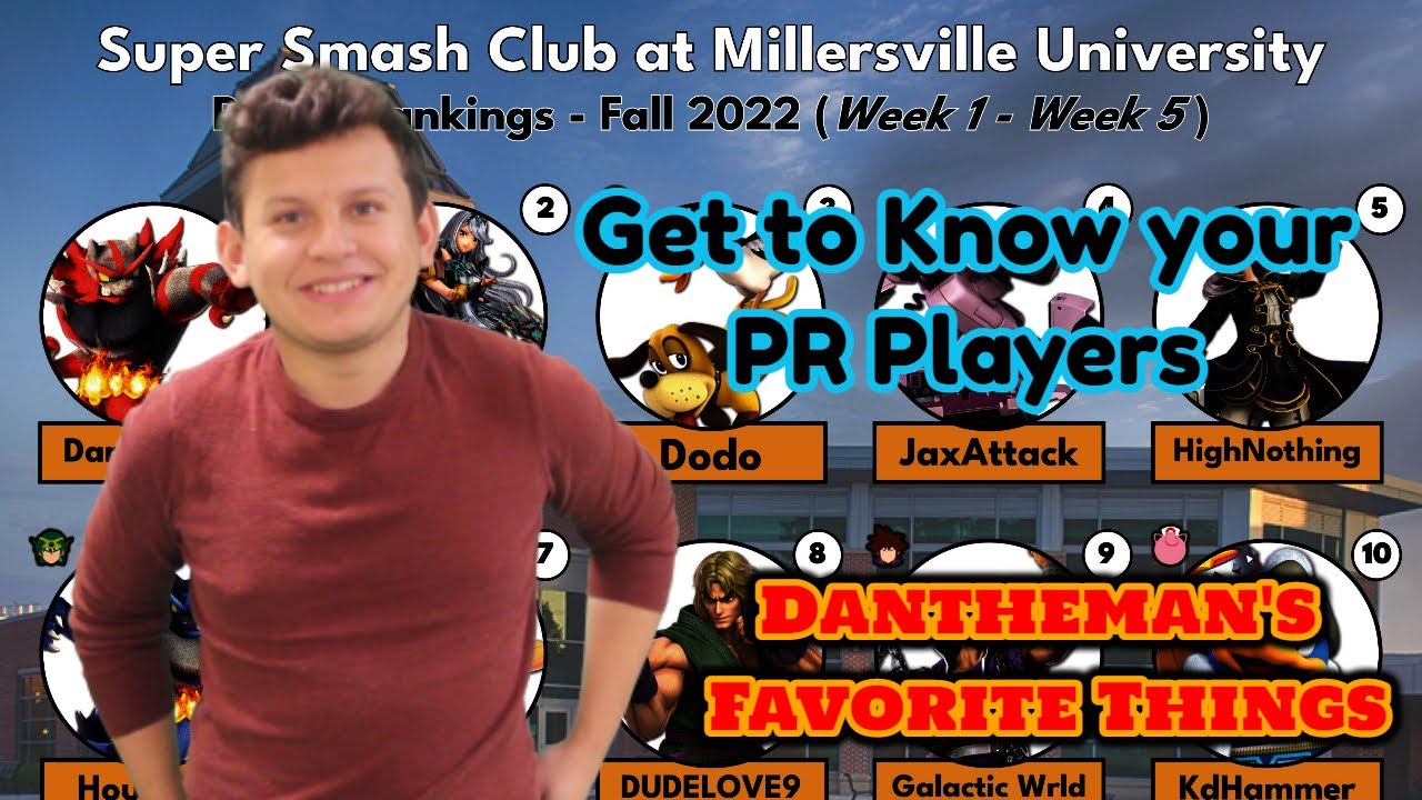 Get to Know your Smash Ultimate PR Players: Dantheman - YouTube