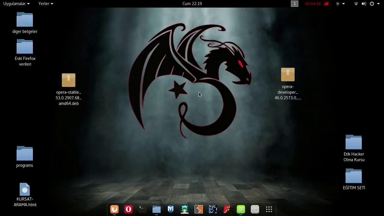 Opera Kurulum (64 ve 32 bit) - Kali Linux - YouTube