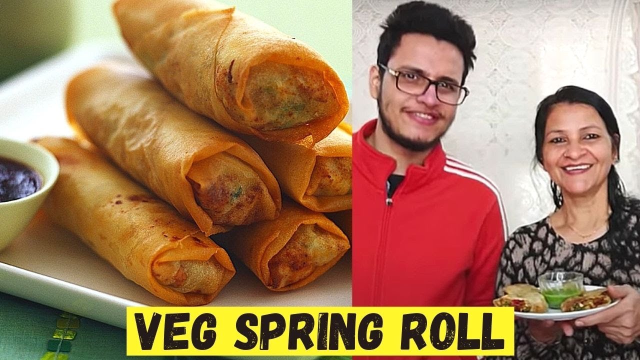 Veg Spring Roll Recipe easy to make at home!! ft @Triggred insaan - YouTube