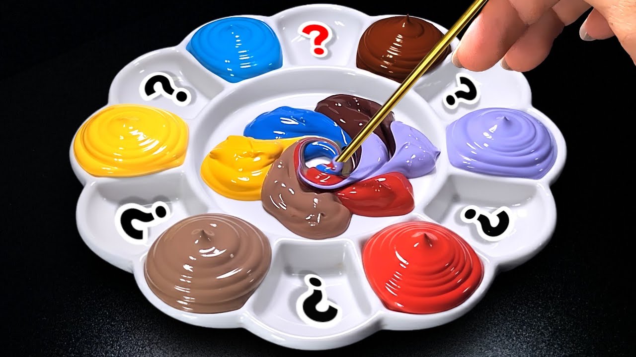 How To Making 13 Beautiful Colors from 6 Unique Colors - Satisfying ...