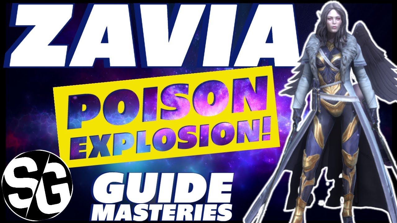 RAID SHADOW LEGENDS | ZAVIA POISON EXPLOSION TIME! ZAVIA GUIDE ...