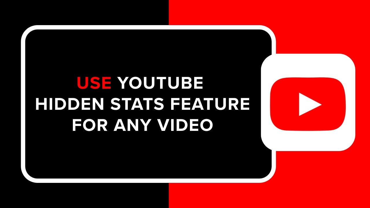 How to Use YouTube Hidden Stats Feature for Any Video - YouTube