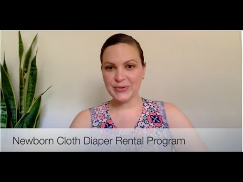 Newborn Cloth Diaper Rental Program - YouTube