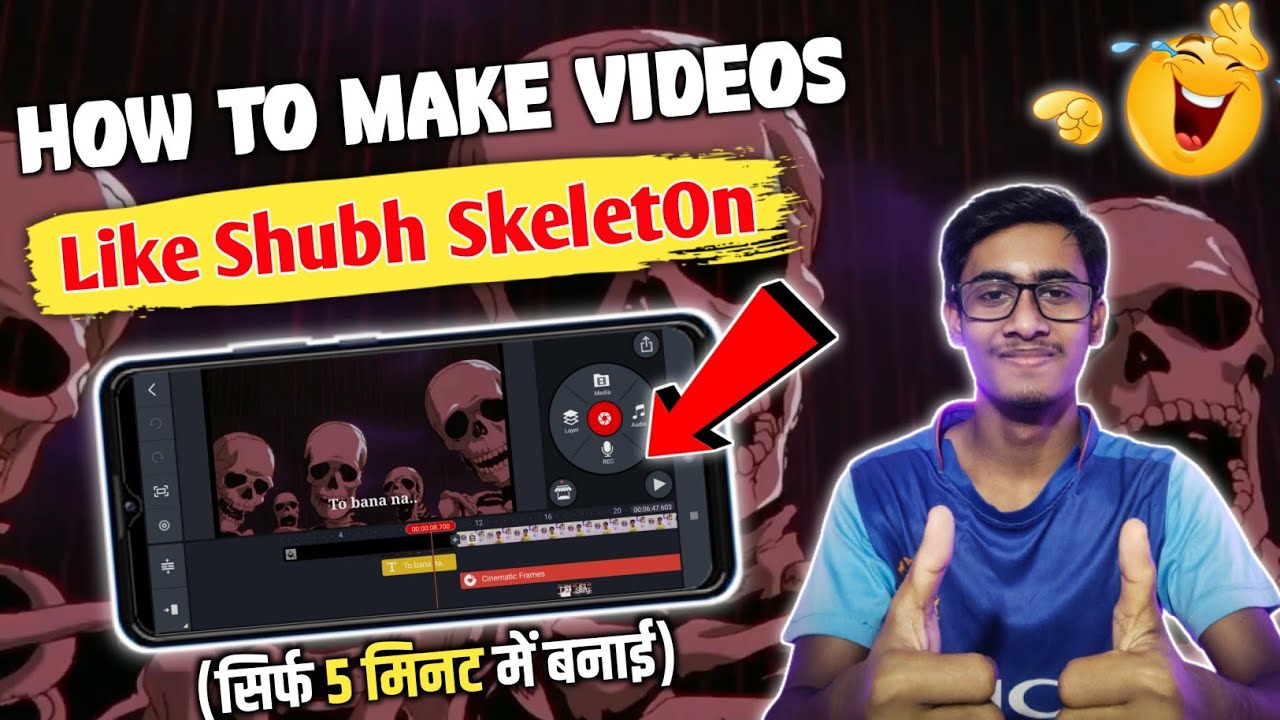 @ShubhSkeletOn jaisa video banao (full tutorial) | How to make videos like shubh skeleton - YouTube