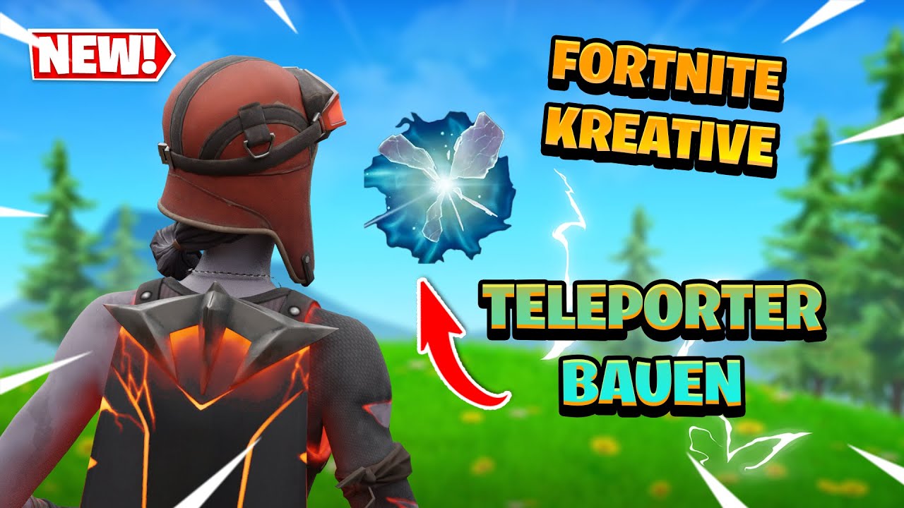 Wie Baut man einen😮Teleporter Knopf in Fortnite Kreativ😮 (2024) - YouTube