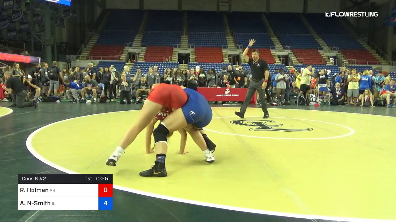 127 Lbs Cons 8 2 Riley Holman Arkansas Vs Asia Nguyen Smith Illinois ...