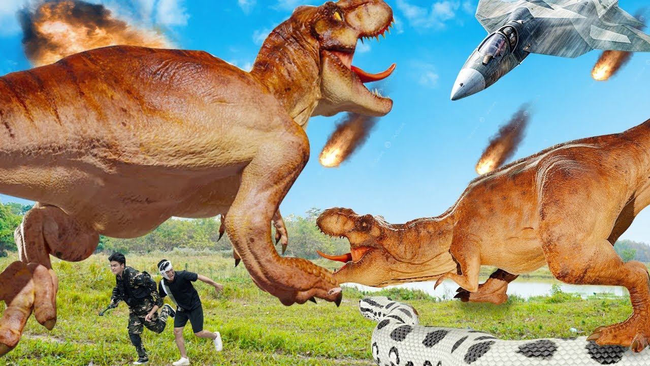T-Rex Chase REMASTERED - Part 3 - Jurassic World Dinosaur Fan Movie ...