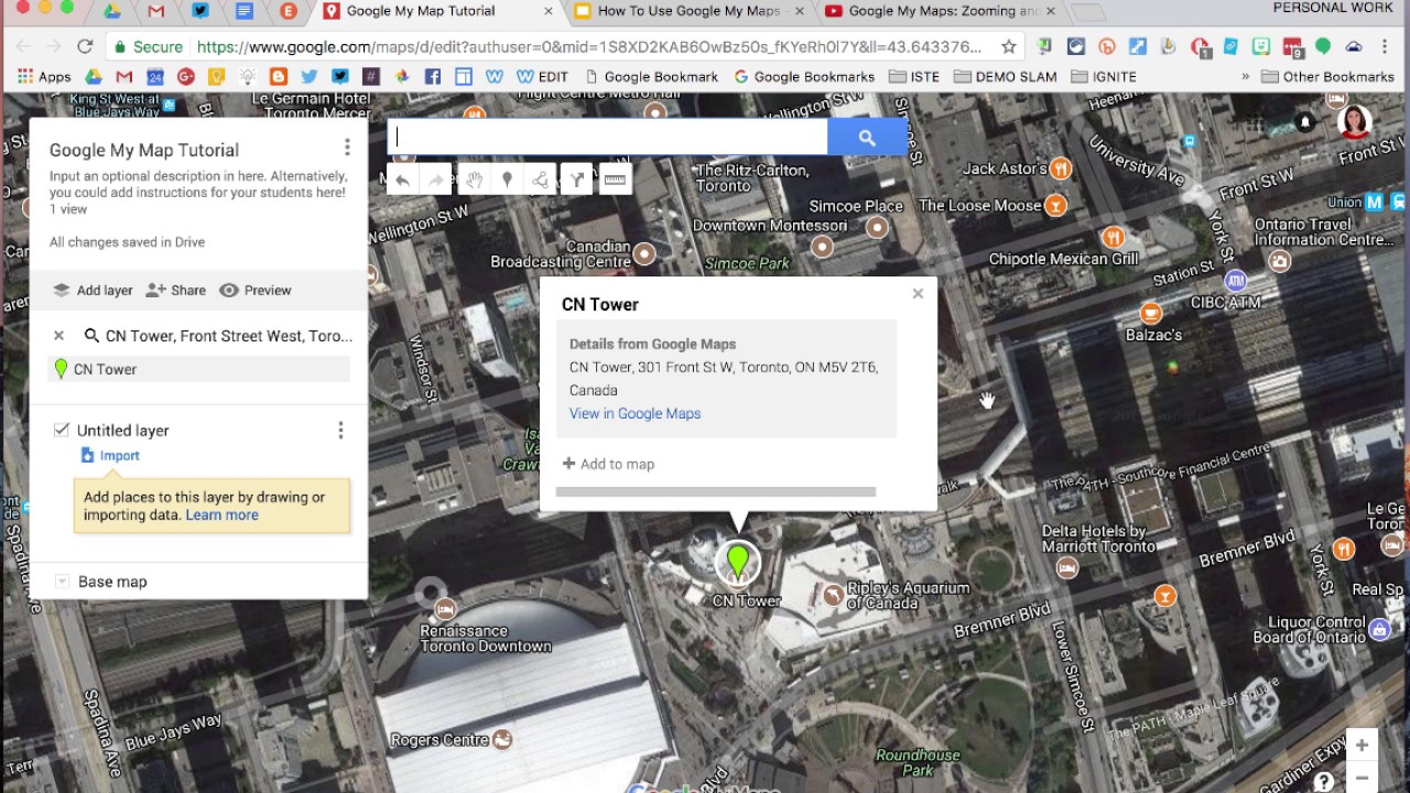 Google My Maps: Base Maps (Part 3) - YouTube