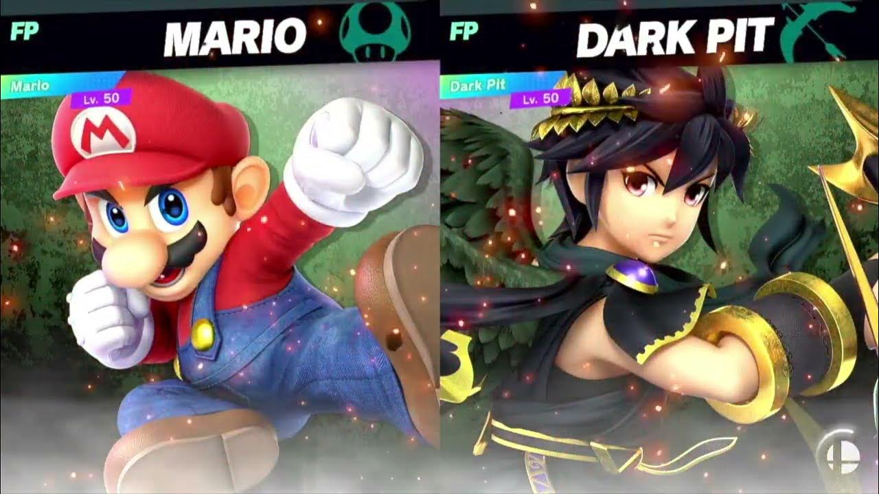 Super Smash Bros Ultimate Amiibo Fights 3pm Poll Mario vs Dark Pit - YouTube