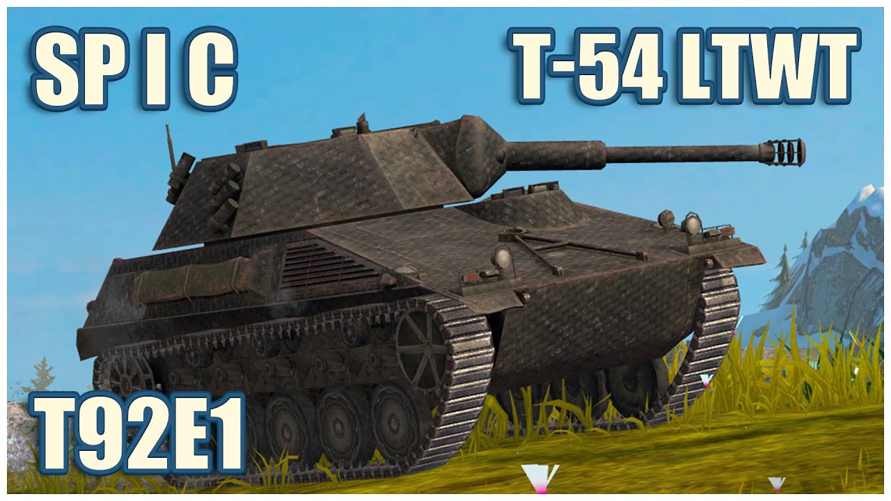 Spähpanzer SP I C, T-54 ltwt. & T92E1 • WoT Blitz Gameplay - YouTube