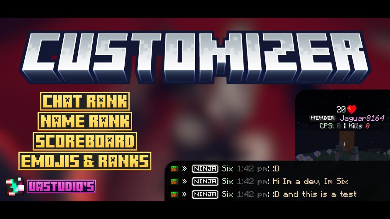 Chat Rank + Scoreboard + Name Rank para Minecraft Bedrock 1.21.50 ...