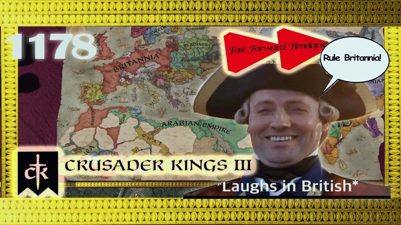 Crusader Kings III Timelapse | Age of Conquers with +3 Extra Domain Limit! | CK3 1178 Start Date ...