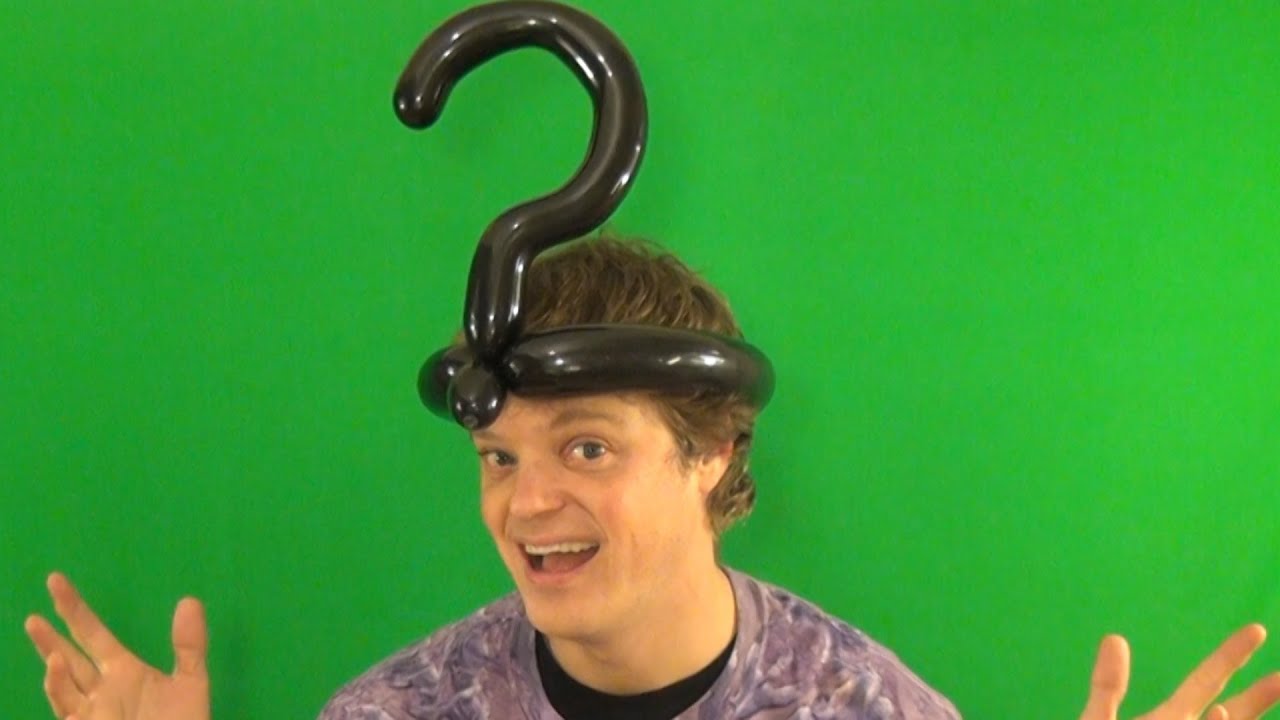 One-Balloon Question Mark Hat - YouTube