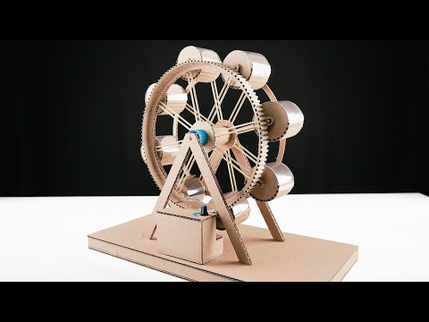 How to Make a Ferris Wheel Out of Cardboard