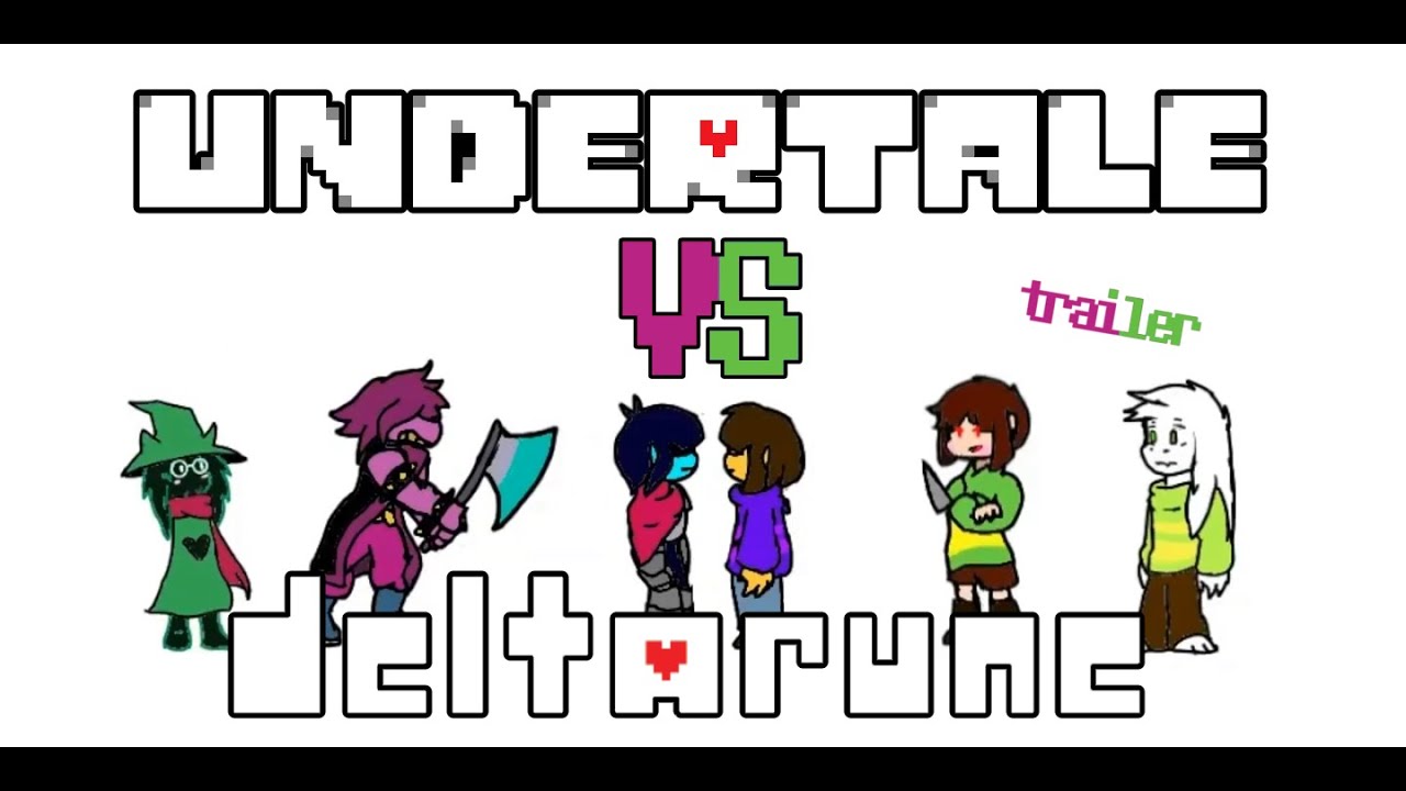 【DELTARUNE ANIMATION FR】Undertale VS DeltaRune ~ Trailer - YouTube