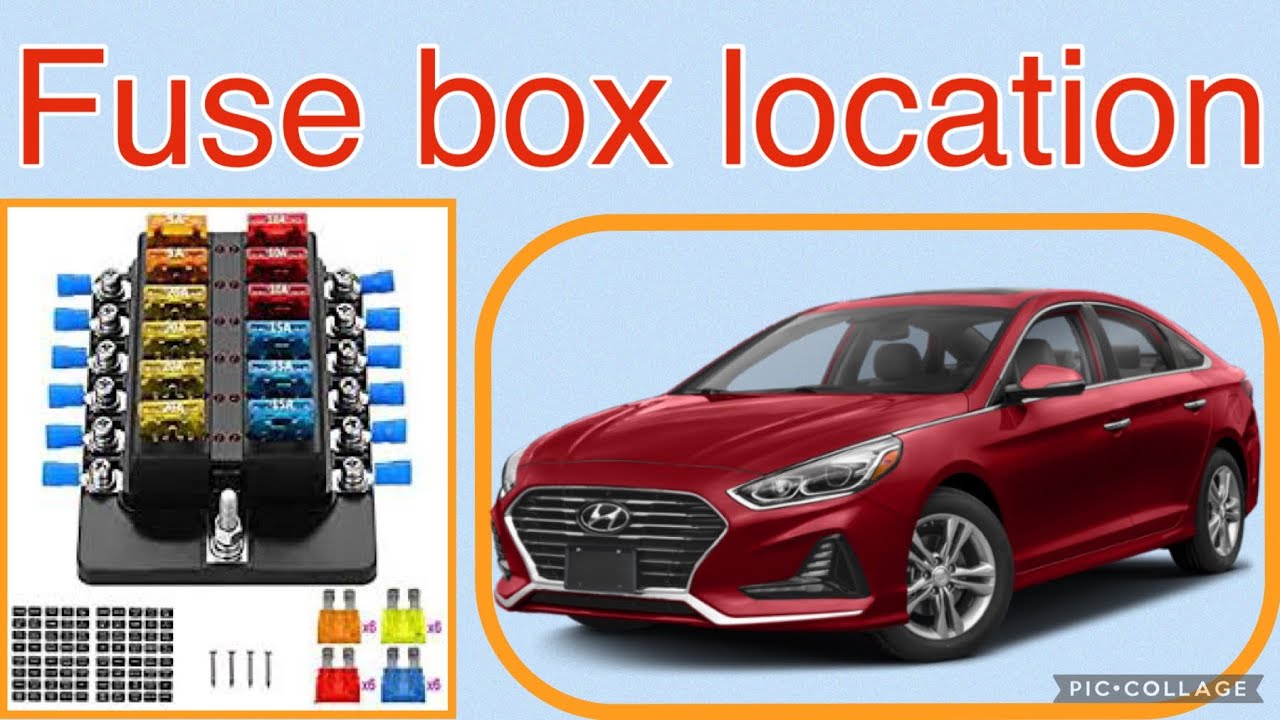 The fuse box location on a 2018 Hyundai Sonata - YouTube