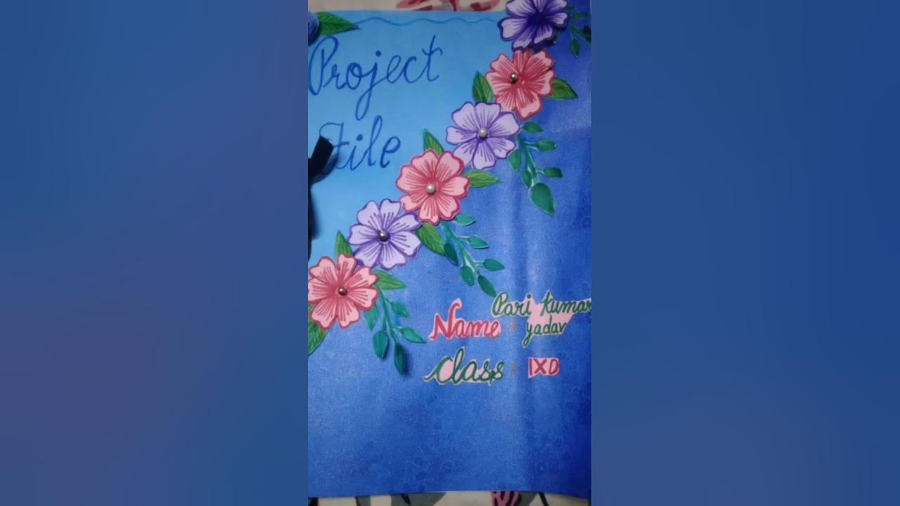 Project file design # decorative file design # easy decorative file ...