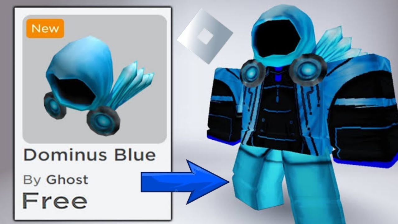 hoe krijg je een gratis dominus blauw item op Roblox - YouTube